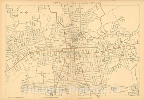 Historic Map Atlas Of Massachusetts Brockton 1904 Vintage Wall Art Historical Maps