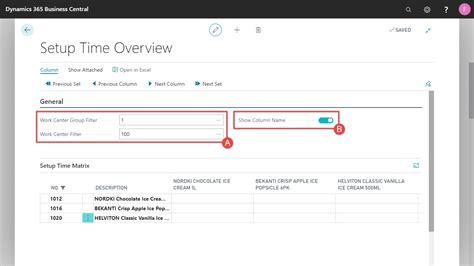 Creating Setup Time Entries Via Overview Fenwick