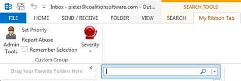Customizing Outlook User Interface Ui Outlook 2013 2010 2007