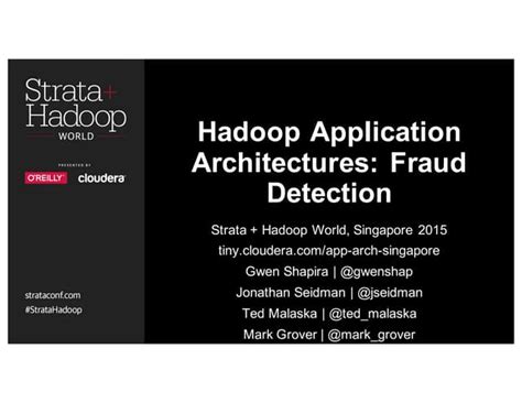 Hadoop Application Architectures Fraud Detection Pdf Cloud Computing Internet
