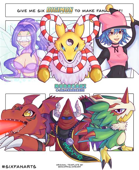 Fairimon Guilmon Pteromon Kyuubimon Demon And More Digimon Drawn By Murasaki