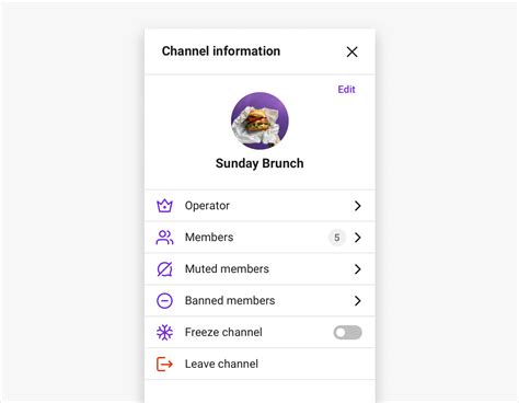 Group Channel Settings Chat React SDK Sendbird Docs