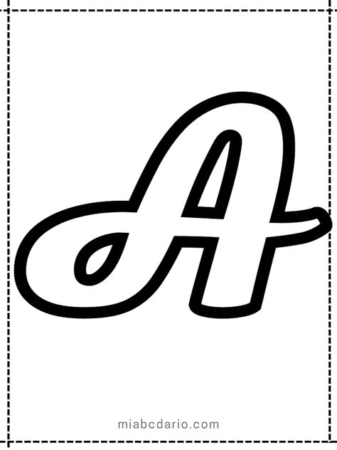 Abecedario Tamano Carta Cursiva Mayusculas Pdf