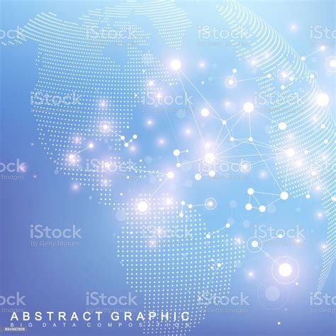 Big Data Complex World Globe Graphic Abstract Background Communication Perspective Backdrop Of