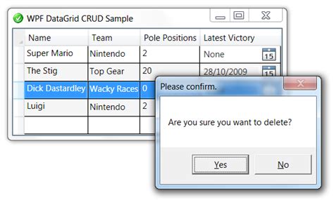 Diederik Krols Inserting Updating And Deleting From A Wpf Datagrid