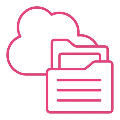 Premium Vector Cloud Storage Icon