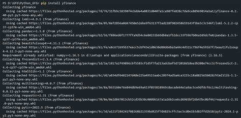 How To Install Yfinance With Python Pip Geeksforgeeks