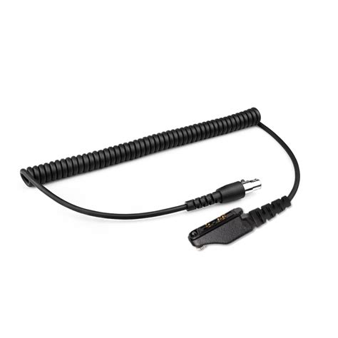 QD I Raytalk ICOM Coiled Cable No Inline PTT