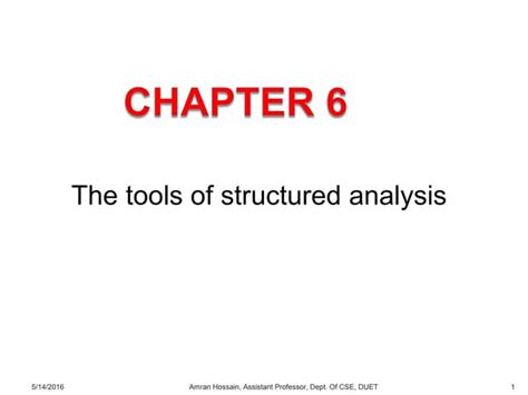 Tools Of Structured Analysis Pdf