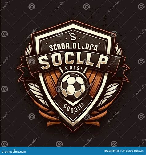 Soccer Club Logo Design Stock Illustration Illustration Of Player