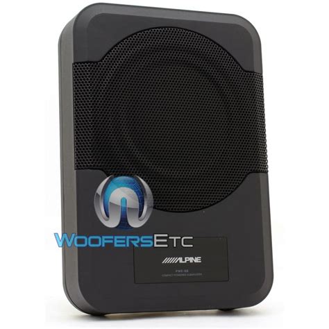 PWE-S8 - Alpine 8" 120W RMS Compact Powered Subwoofer