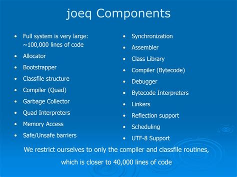 Ppt Joeq Compiler System Powerpoint Presentation Free Download Id527108