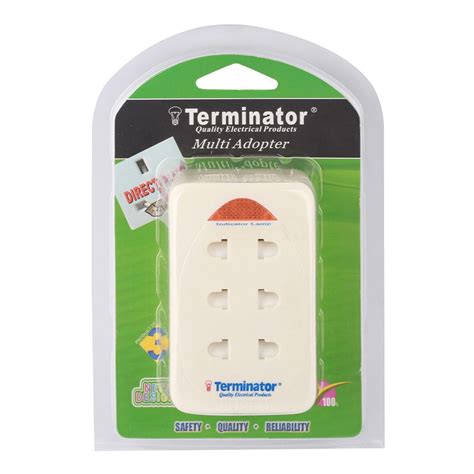 5 Way Multi Adaptor W Indicator 2 Pin