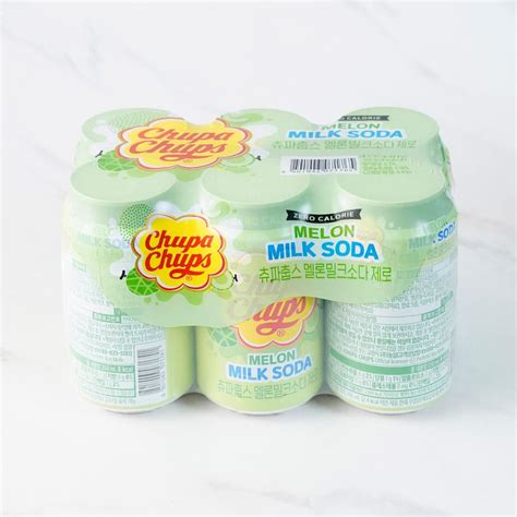 농심 츄파춥스 멜론밀크소다 제로 350ml 6 배민 장보기∙쇼핑
