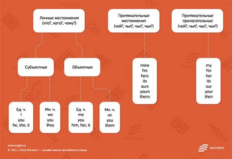 Личные и притяжательные местоимения в английском языке ‹ Инглекс Possessive Pronoun