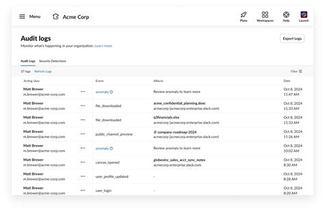 Slack Audit Logs And Anomalies Engineering At Slack