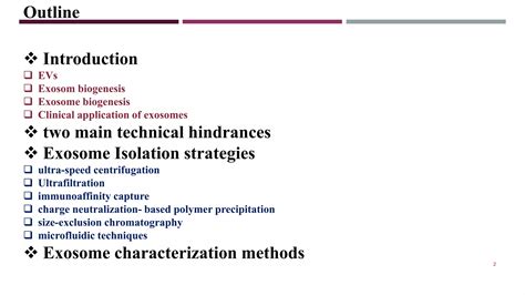 Exosome Isolation And Characterization PDF Physics Science