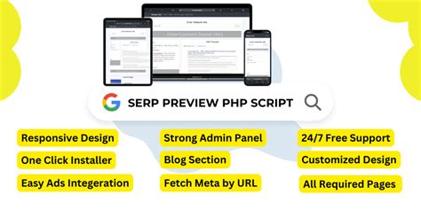 Serp Preview Php Script With Admin Panel By Salman554480 Codester