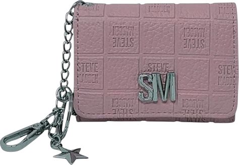 Steve Madden Womens Bklara Card Case With Keyring And Clip