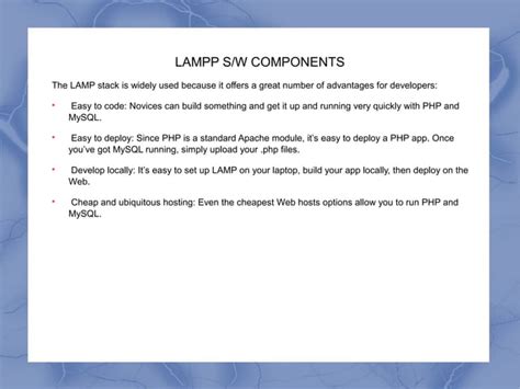 Xampp Ppt PPT Programming Languages Computing