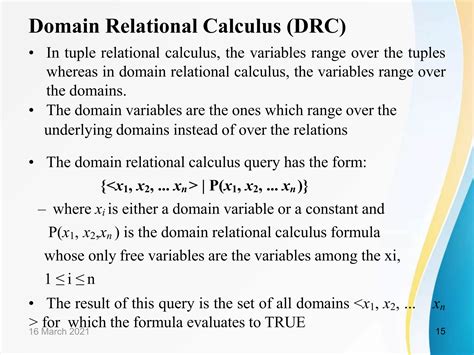 Chapter 7 Relational Calculus Pptx