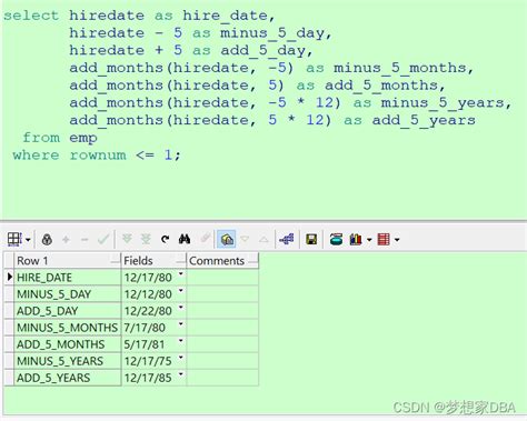 Oracle 技能强化 Part 7 日期运算with X0 As Csdn博客