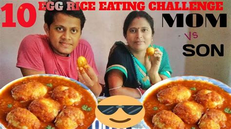 10 Egg Curry Rice Eating Challenge💥🤘 Egg Curry Eating Competition