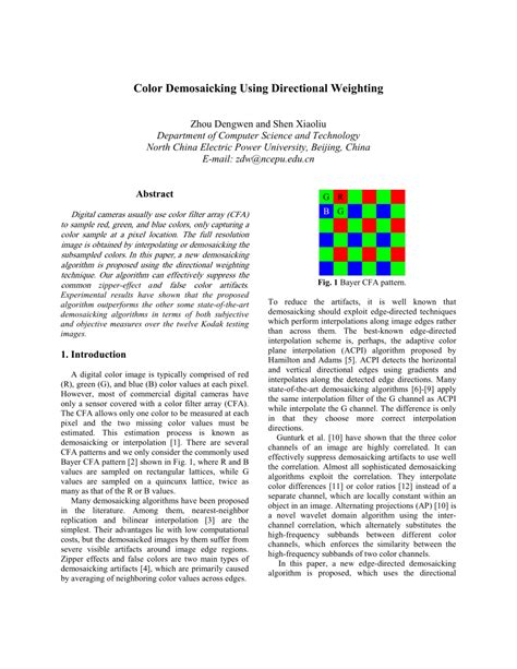 Pdf Image Denoising Using Weighted Averaging