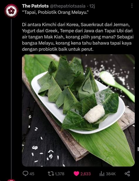 Khasiat Tapai Rnegarakumalaysia