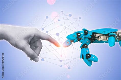 Technology Of Robot Or Robotic Engineering Connected Era Future For
