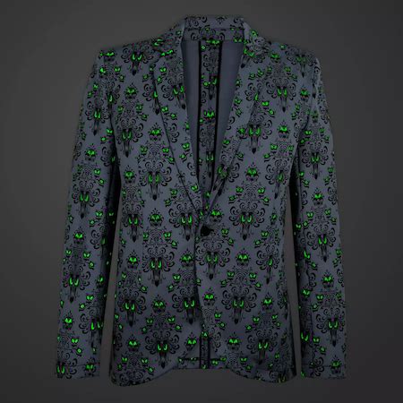 Haunted Mansion Glow In The Dark Blazer For Adults Bride Light Up Veil
