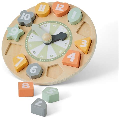 Wooden Clock Puzzle Toylife Game