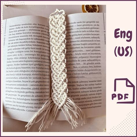 Pdf TUTORIAL Of Macrame Heart Bookmark Step By Step Guide DIY Handmade Valentine S Day Decor