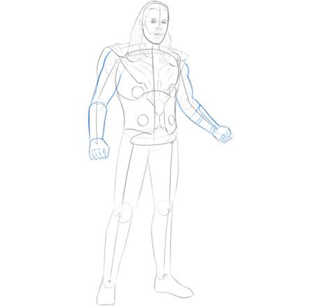 How To Draw Thor From Avengers Geek Blog Net How To Draw Thor From Avengers Geek Blog Net