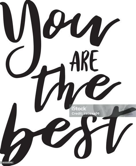 당신은 최고의 영감 따옴표 문자입니다 서 예 그래픽 디자인 서명 요소입니다 벡터 손 스타일 견적 디자인 편지 요소 작성 0명에