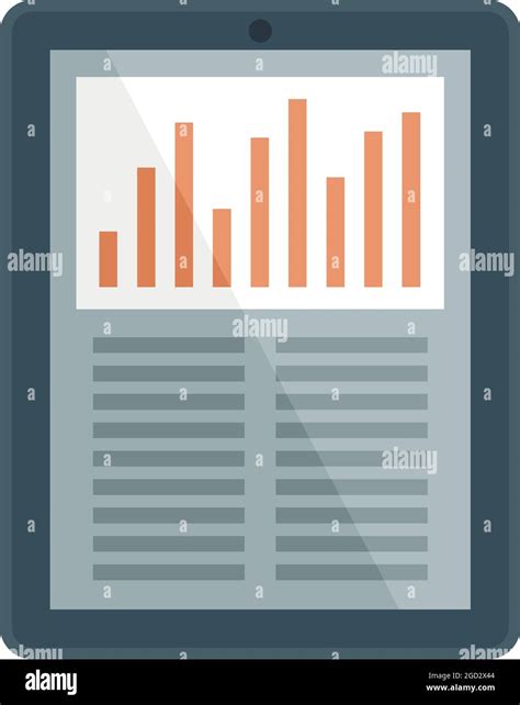 Tablet Audit Icon Flat Illustration Of Tablet Audit Vector Icon Isolated On White Background