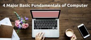 Learn 4 Major Basic Fundamentals Of Computer Basic Computer Course