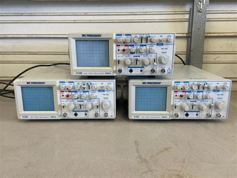 Bk Precision 2120 Dual Trace Oscilloscopes 30mhz Lot Of For Sale
