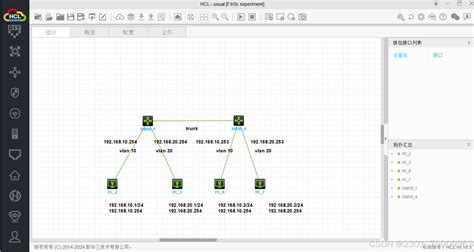 H3c Cloud Lab基础实验 使用两台具有路由功能三层交换机，进行不同vlan下pc的通信h3c Cloud Lab使用教程 Csdn博客