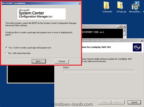 Adding A Hotfix To The Setup Windows And Configmgr Step In A Task