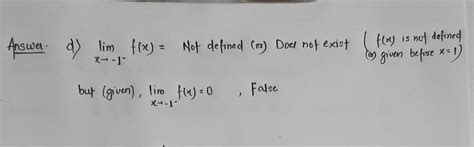 Solved Which Of The Following Statements About The Function Yfx