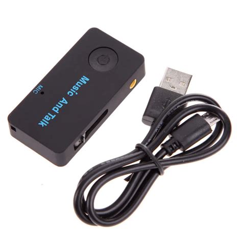 Universal Portable Bluetooth Music Receiver A2DP Wireless Stereo Car Audio Adapter 3 5mm Audio