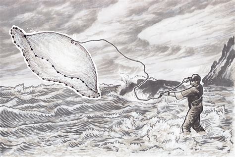 Fishing Net Drawing At PaintingValley Com Explore Collection Of Fishing Net Drawing