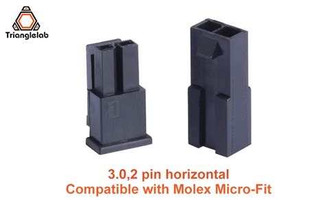 Molex 30mm Plug In Micro Fit 302 Pin Horizontal