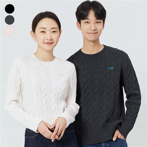 게스 남녀공용 케이블 풀오버 Mo4s9470 에누리 가격비교
