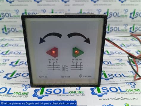 CELSA UL 12 ISE Phase Sequence Indicator PSI 100-600V 3 Phase Power ...