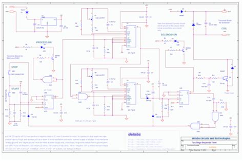 Sequential Timer Design Electronics Circuits