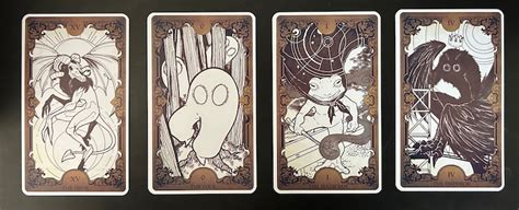 3”x5” Mini Art Print American Cryptid Tarot Etsy