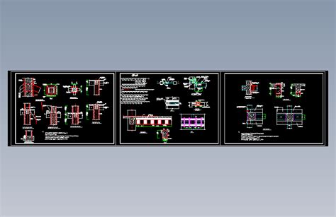 F0869 碳纤维布加固混凝土梁加固节点详图mf Autocad 2000 模型图纸下载 懒石网