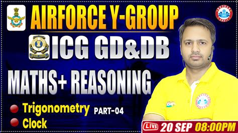 Airforce Y Group Classes 2024 Icg Gd Db Maths Practice Set Icg Gd Db Reasoning By Rakesh Sir